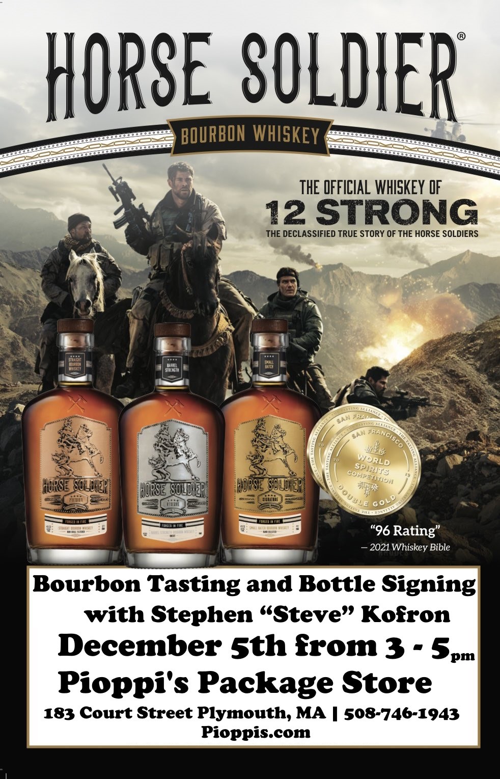 Horse Soldier Bourbon Bottle Signing and Tasting with Steve Kofron ...